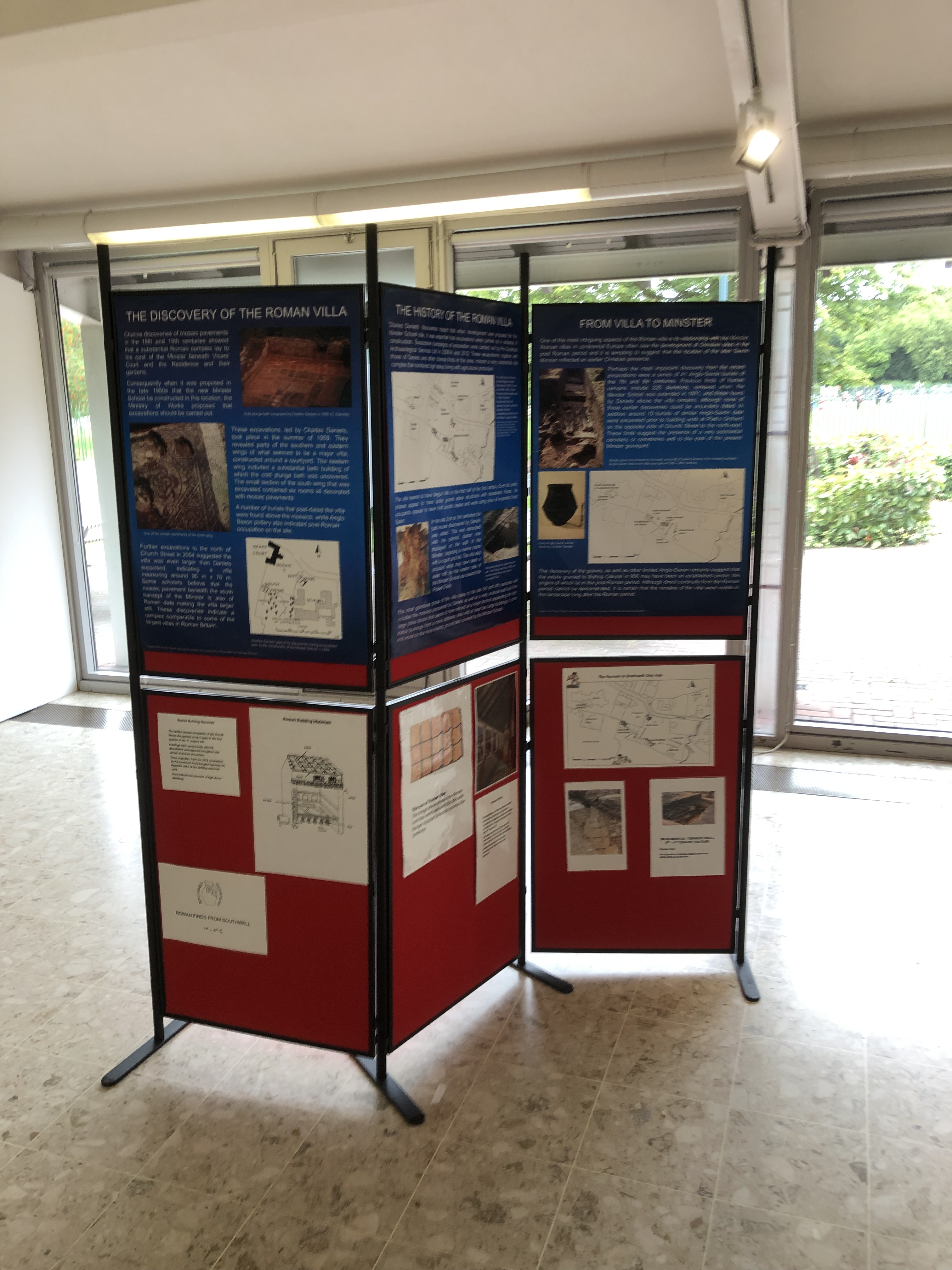 Southwell Heritage on display – Southwell Community Archaeology Group